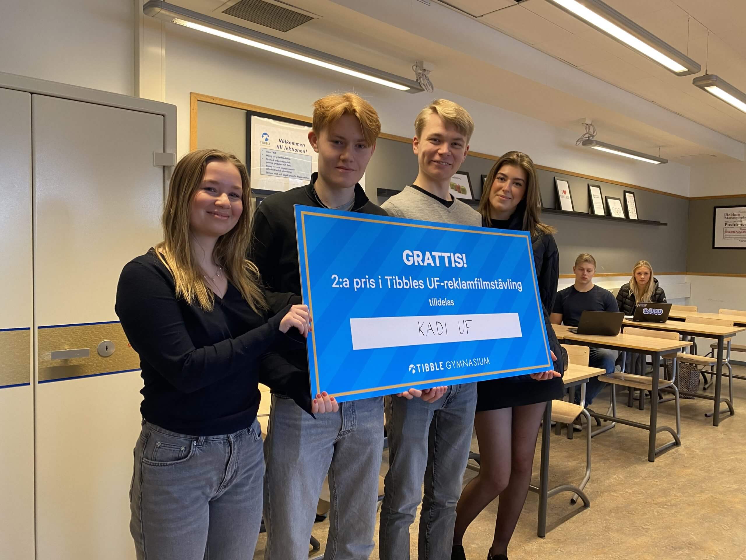 Vinnarna av UF-reklamfilmstävlingen | Tibble Gymnasium – Täby
